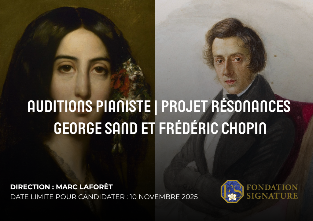 Pianist Auditions – Résonances: George Sand and Chopin - Ecole Normale ...